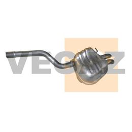 VEGAZ Endschalld&auml;mpfer sks65 hinten f&uuml;r Skoda