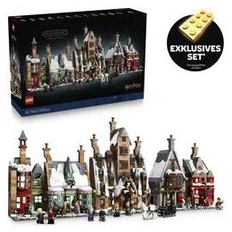 Konstruktionsspielsteine Lego "Dorf Hogsmeade &ndash; Sammleredition (76457), Lego Harry Potter", bunt, Spielbausteine, Kunststoff, Exklusives Set