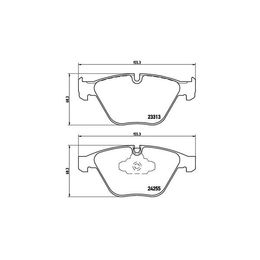MAGNETI MARELLI Bremsbelagsatz, Scheibenbremse 363700406055 f&uuml;r BMW (BRILLIANCE)