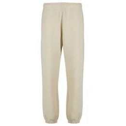 Jogginghose Urban Classics "Urban Classics Basic Essential Sweatpants", Herren, Gr. 4XL, US-Gr&ouml;&szlig;en, sand, 50% Baumwolle, 50% Polyester, unifarben, loose fit, Hosen Jogginghose