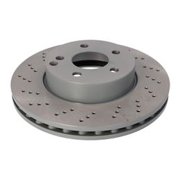 Blue Print Bremsscheibe adu174312 Vorderachse Gelocht 295mm f&uuml;r Mercedes