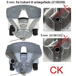 TEXTAR Bremssattel 38077900 f&uuml;r Opel SAAB Vaughall