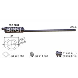 Ernst Mittelschalld&auml;mpfer 332088 f&uuml;r Ford
