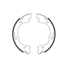 NK Bremsbackensatz, Feststellbremse 2734814 f&uuml;r HYUNDAI