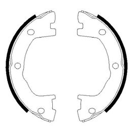 Hella Bremsbackensatz, Feststellbremse 8da355050501 f&uuml;r AMC Iveco RENAULT