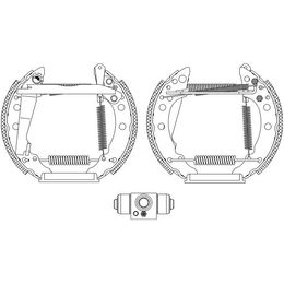 Hella Bremsbackensatz 8db355005241 f&uuml;r VW