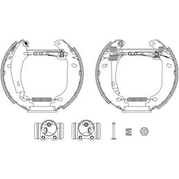Hella Bremsbackensatz 8db355003751 f&uuml;r RENAULT