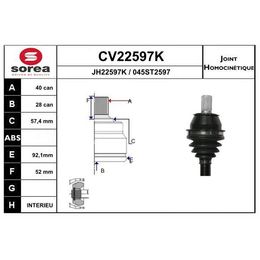 EAI Gelenksatz, Antriebswelle cv22597k