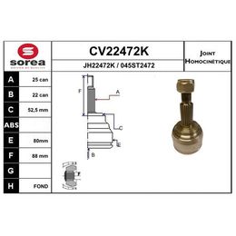EAI Gelenksatz, Antriebswelle cv22472k