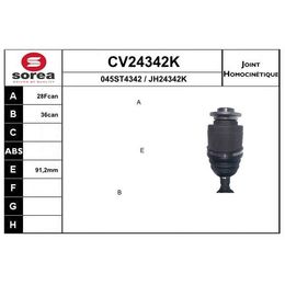 EAI Gelenksatz, Antriebswelle cv24342k