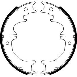 TRISCAN Bremsbackensatz, Feststellbremse 810013037 f&uuml;r TOYOTA LEXUS