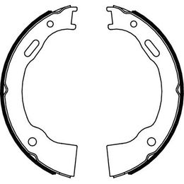 TRISCAN Bremsbackensatz, Feststellbremse 810080014 Hinterachse