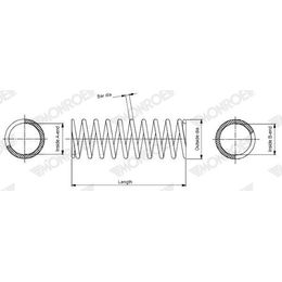 Monroe Fahrwerksfeder sp3274