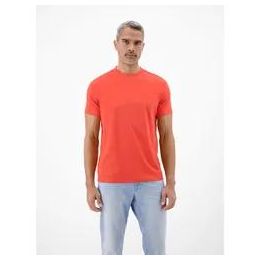 T-Shirt Lerros "T-Shirt in Cool & Dry Qualit&auml;t", Damen, Gr. 3XL, vivid rot, 75% Baumwolle, 25% Polyester, Rundhals, Shirts T-Shirt, Feuchtigkeitsregulierend, hoher Tragekomfort, Einfarbig, Kurzarm