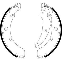 Hella Bremsbackensatz 8db355038221 f&uuml;r AMC