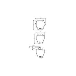 MAGNETI MARELLI Bremsbelagsatz, Scheibenbremse 363700485067 f&uuml;r VW Audi