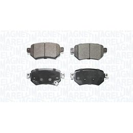 MAGNETI MARELLI Bremsbelagsatz, Scheibenbremse 363916060920 f&uuml;r MAZDA
