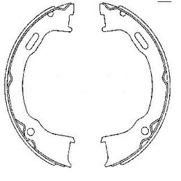 Hella Bremsbackensatz, Feststellbremse 8da355051241 f&uuml;r AMC JEEP