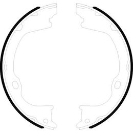 TRISCAN Bremsbackensatz, Feststellbremse 810080019 f&uuml;r JEEP