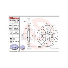 MAGNETI MARELLI Bremsscheibe 360406133002 Innenbel&uuml;ftet-Bel&uuml;ftung mit tropfenf&ouml;rmigen Fl&uuml;geln 305mm 28mm f&uuml;r ALFA ROMEO FIAT (GAC) CHRYSLER DODGE