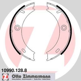 Zimmermann Bremsbackensatz, Feststellbremse 109901288 Hinterachse f&uuml;r Mercedes VAG