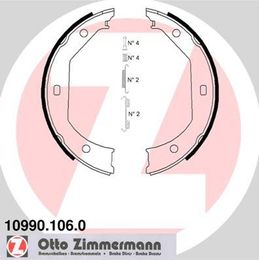 Zimmermann Bremsbackensatz, Feststellbremse 109901060 Hinterachse f&uuml;r BMW