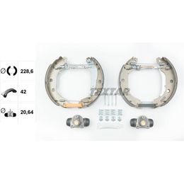 TEXTAR Bremsbackensatz Shoe Kit Pro 84052700 f&uuml;r NISSAN RENAULT