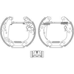 Hella Bremsbackensatz 8db355004811 f&uuml;r Ford