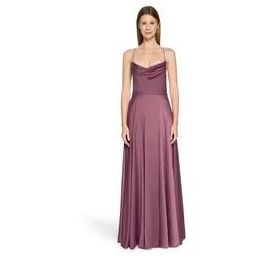 Abendkleid Vera Mont "Damen mit Wasserfallausschnitt", Damen, Gr. 32, Normalgr&ouml;&szlig;en, sweet bloom, Satin, Obermaterial: 97% Polyester, 3% Elasthan; Futter: 100% Polyester, figurumspielend lang, Wasserfallausschnitt, Kleider Abendkleid, Material