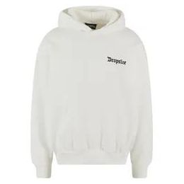 Kapuzenpullover DROPSIZE "Dropsize Herren Heavy Oversize Embo Hoodie", Herren, Gr. M, creamwei&szlig;, 70% Baumwolle, 30% Polyester, mehrfarbig, oversize, ohne Ausschnitt, Pullover Kapuzenpullover