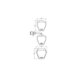 MAGNETI MARELLI Bremsbelagsatz, Scheibenbremse 363700485054 f&uuml;r VW Audi SEAT