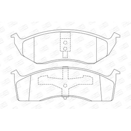 Champion Bremsbelagsatz, Scheibenbremse 573072ch f&uuml;r DODGE CHRYSLER PLYMOUTH