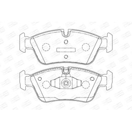 Champion Bremsbelagsatz, Scheibenbremse 573138ch f&uuml;r BMW