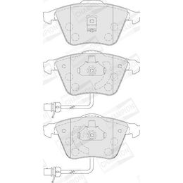 Champion Bremsbelagsatz, Scheibenbremse 573145ch f&uuml;r AUDI VAG