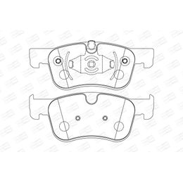 Champion Bremsbelagsatz, Scheibenbremse 573604ch f&uuml;r VAUXHALL CITRO&Euml;N