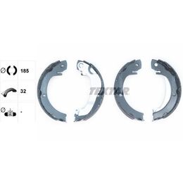 TEXTAR Bremsbackensatz, Feststellbremse 91077300 f&uuml;r TOYOTA