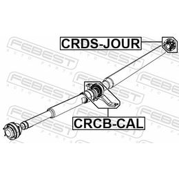 FEBEST Gelenk, L&auml;ngswelle crdsjour f&uuml;r MERCEDES-BENZ CHRYSLER ALFAROME/FIAT/LANCI