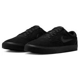Sneaker Nike SPORTSWEAR "CHARGE SUEDE", Herren, Gr. 40, schwarz, schwarz, schwarz, Leder, Schuhe Sneaker