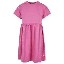 Shirtkleid Urban Classics "Urban Classics Damen Ladies Organic Empire Valance Tee Dress", Damen, Gr. XL, US-Gr&ouml;&szlig;en, brightviolet, 100% Baumwolle, unifarben, loose fit, Rundhals, Kleider Shirtkleid