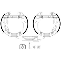 Hella Bremsbackensatz 8db355038131 f&uuml;r AMC Peugeot