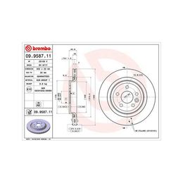 MAGNETI MARELLI Bremsscheibe 360406068100 innenbel&uuml;ftet-Bel&uuml;ftung mit tropfenf&ouml;rmigen Fl&uuml;geln 302mm 22mm f&uuml;r Volvo
