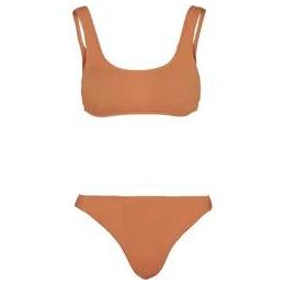 B&uuml;gel-Tankini Urban Classics "Urban Classics Damen Ladies Tanktop Crinkle Bikini", Damen, Gr. XL, N-Gr, papaya, 97% Polyester, 3% Elasthan, Bikini-Sets