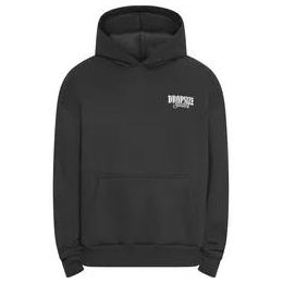 Kapuzenpullover DROPSIZE "Dropsize Herren Dropsize Heavy Oversize Dropsize Studios Hoodie", Herren, Gr. S, schwarz, 70% Baumwolle, 30% Polyester, mehrfarbig, oversize, ohne Ausschnitt, Pullover Kapuzenpullover