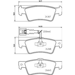 Hella Bremsbelagsatz, Scheibenbremse 8db355025761 f&uuml;r VW