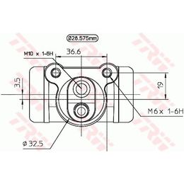 TRW Radbremszylinder bwn158 f&uuml;r NISSAN