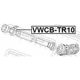 FEBEST Lager, Gelenkwellenmittellager vwcbtr10 f&uuml;r VAG