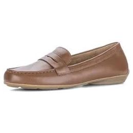 Mokassin Gabor "Mokassin", Damen, Gr. 41, braun, Schuhe Mokassin