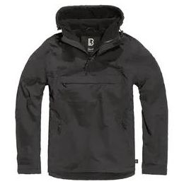 Funktionsjacke BRANDIT "Windbreaker", Herren, Gr. XL, schwarz, Obermaterial: 100% Polyester PES., Jacken Funktionsjacke