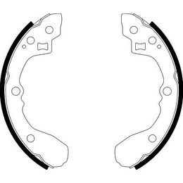 Hella Bremsbackensatz 8db355002931 f&uuml;r KIA