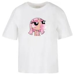 T-Shirt MISS TEE "Miss Tee Damen Spicy Nice Tee", Damen, Gr. XXL, wei&szlig;, 100% Baumwolle, bedruckt, oversize, Rundhals, Shirts T-Shirt